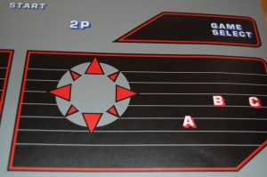 Sega Megatech Control Panel Overlay – Arcade Art Shop