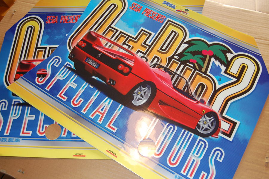 OutRun 2 SP Side Art Pair – Arcade Art Shop