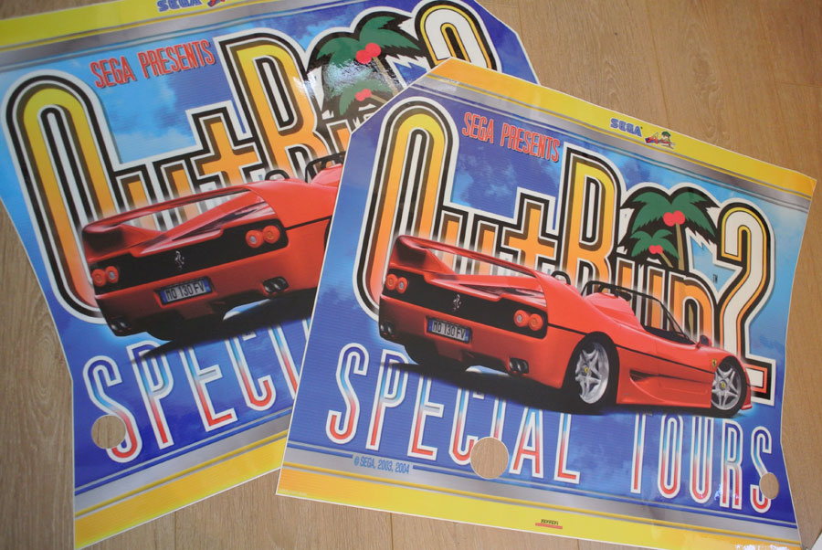 outrun 2 sp side art – Arcade Art Shop