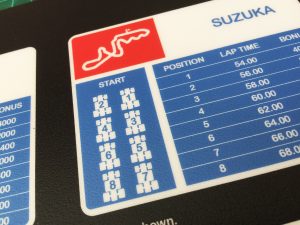 Pole Position 2 Atari Ireland Euro Control Panel Overlay CPO – Arcade ...
