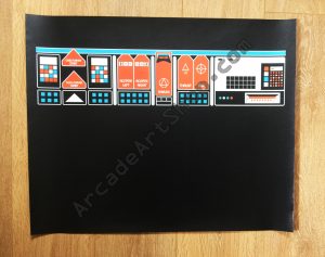 Asteroids Deluxe Atari control panel overlay CPO – Arcade Art Shop