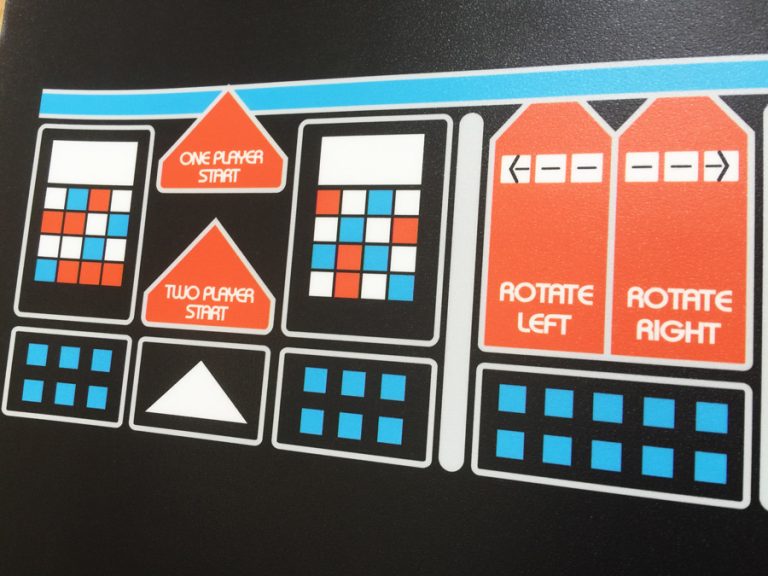 Asteroids Deluxe Atari control panel overlay CPO – Arcade Art Shop