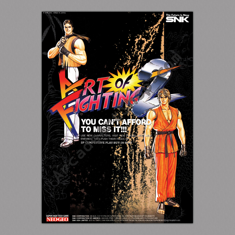 Poster-Art-of-Fighting-2-500x700mm – Arcade Art Shop