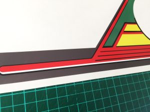 OutRun Mini Cabaret Dash/Control Panel Decal Sticker – Arcade Art Shop