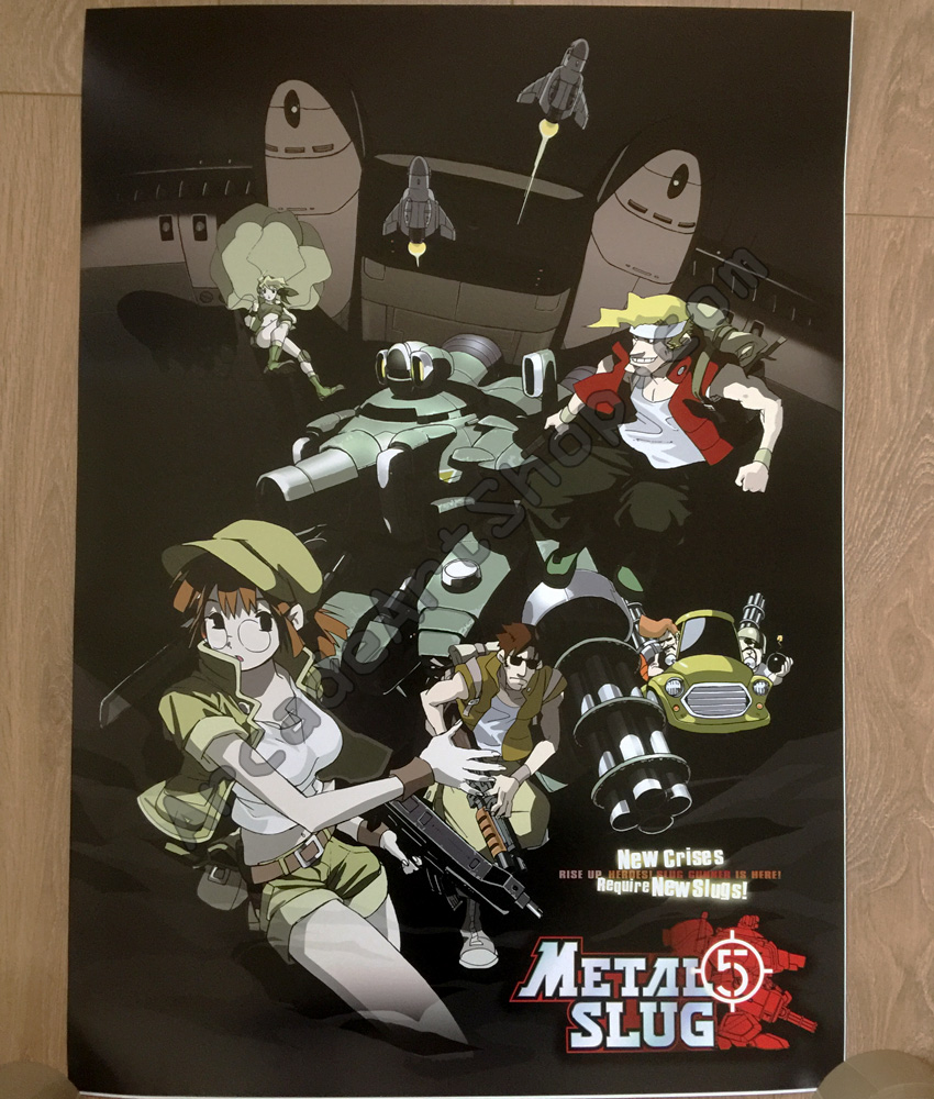 Metal Slug 5 large arcade poster 50 x 70cm - Arcade Art Shop