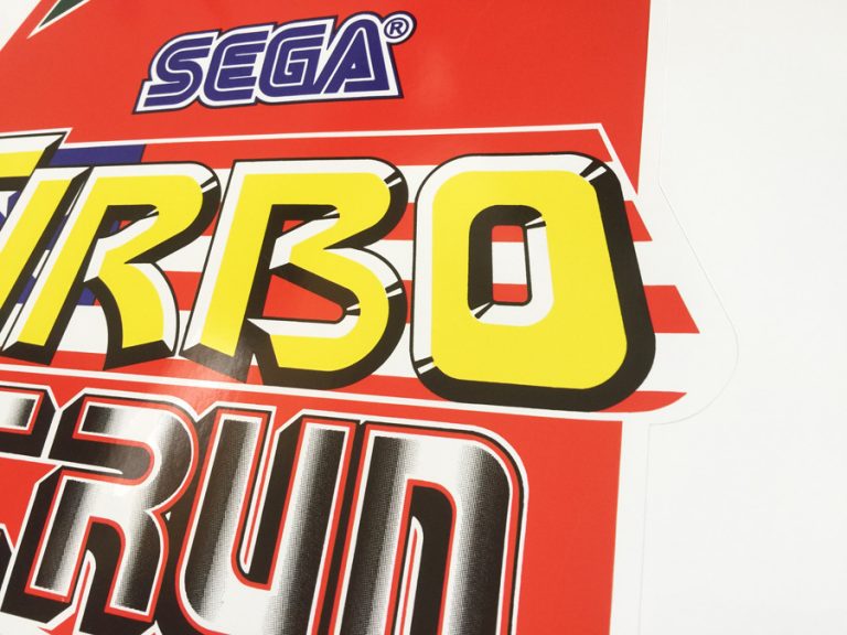 Turbo OutRun Sega cabaret/mini cabinet side art pair – Arcade Art Shop