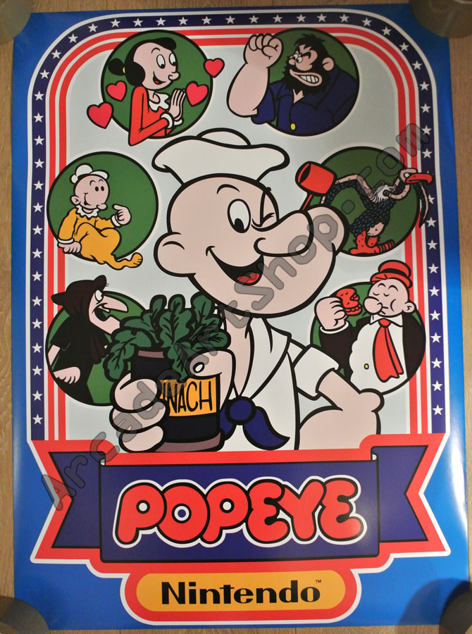 Popeye-Poster – Arcade Art Shop