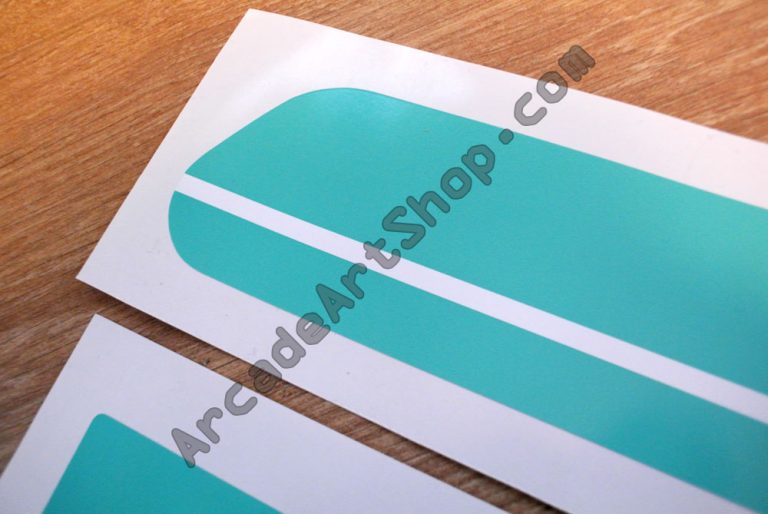 Taito Canary candy cab sticker set (green/teal) – Arcade Art Shop