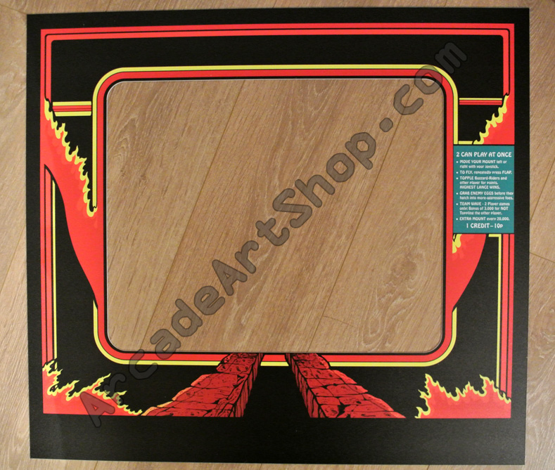 Joust-UK-bezel – Arcade Art Shop