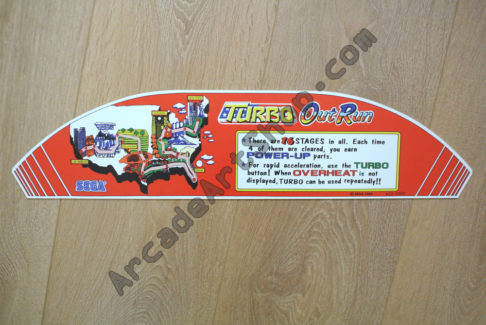 Turbo-OutRun-topper – Arcade Art Shop