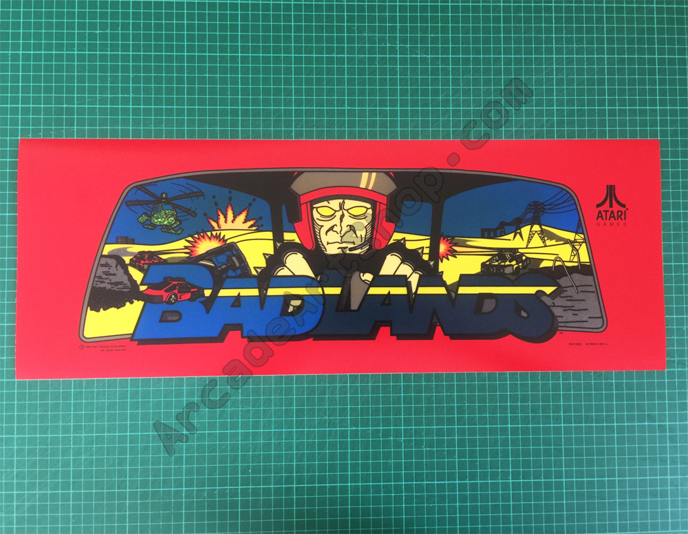Atari Badlands Marquee | ukVac: UK's Video Arcade Collecting