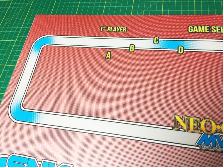 Electrocoin Neo Geo MVS Red CPO Control Panel Overlay *UPDATED ...