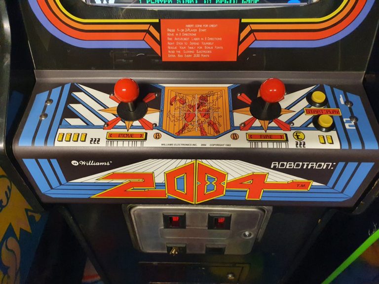 Robotron Williams Control Panel Overlay CPO (Euro Version) – Arcade Art ...