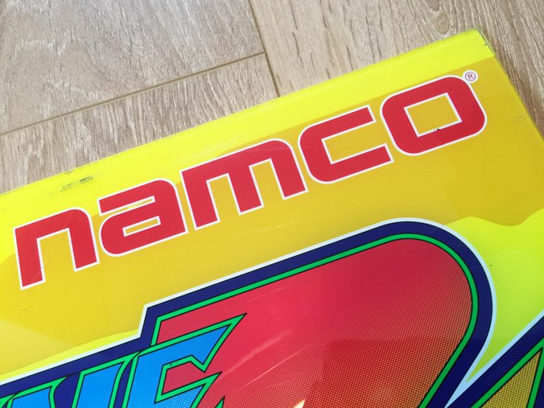 Alpine Racer 2 Namco original marquee – Arcade Art Shop