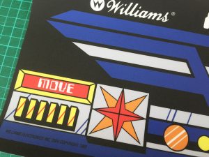 Robotron mini/cabaret control panel overlay – Arcade Art Shop