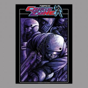Crisis Zone large arcade Poster 50x70cm – Arcade Art Shop