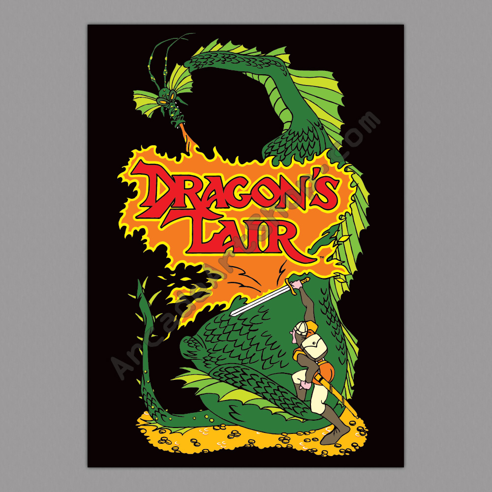 Poster-Dragons-Lair-500x700mm – Arcade Art Shop