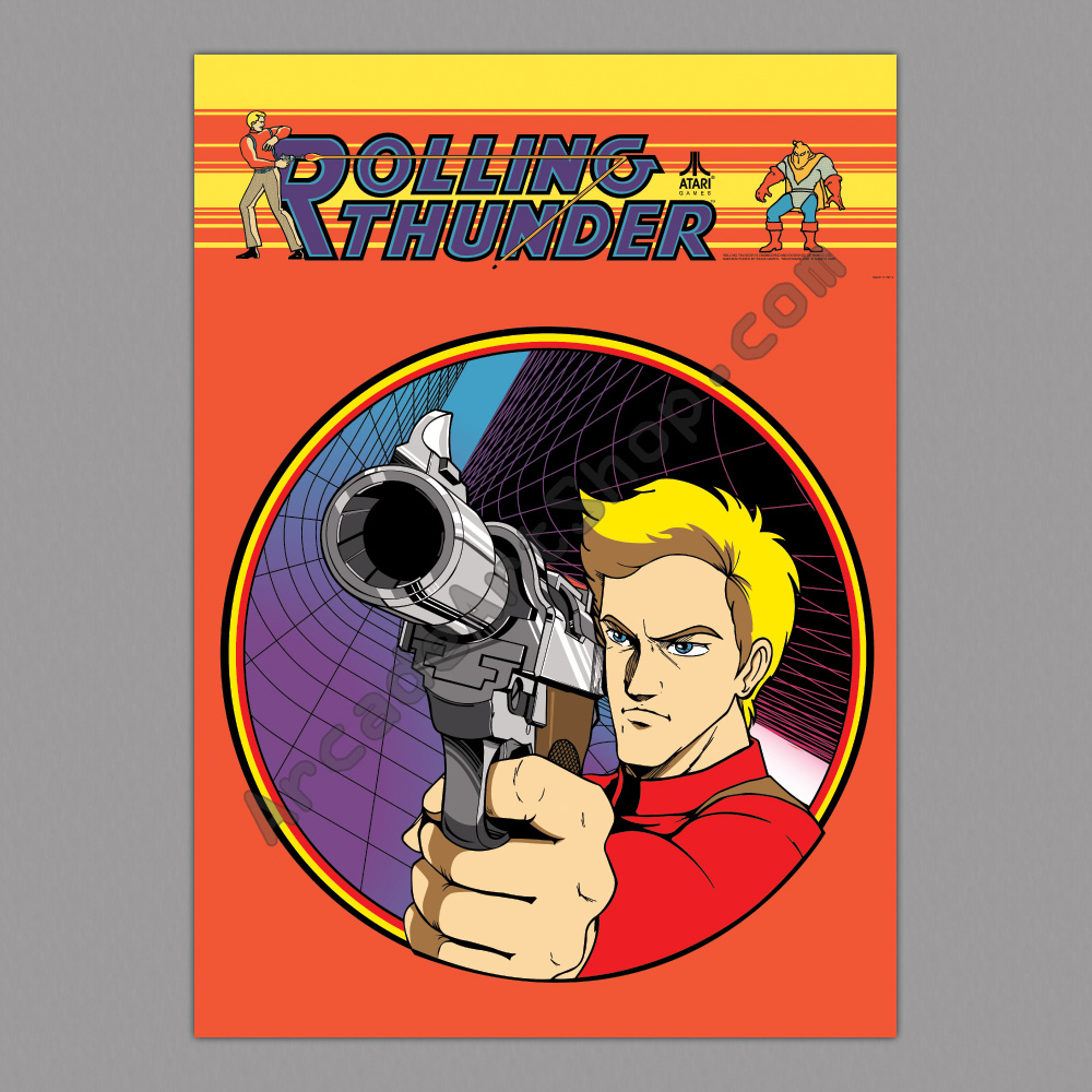 Poster-Rolling-Thunder-500x700mm – Arcade Art Shop