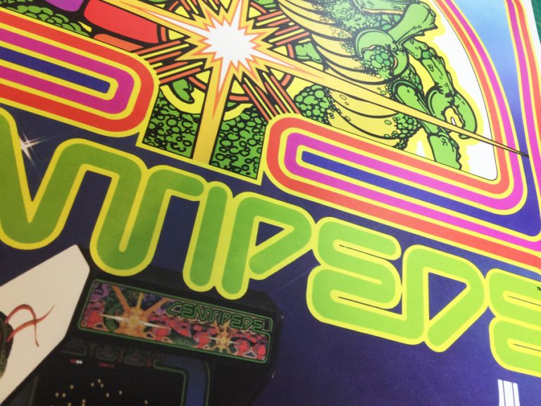 Centipede Atari large arcade Poster 50x70cm – Arcade Art Shop