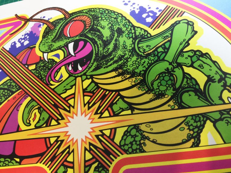Centipede Atari large arcade Poster 50x70cm – Arcade Art Shop