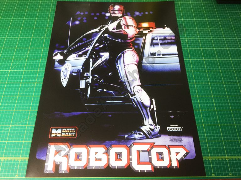 RoboCop Data East large arcade Poster 50x70cm – Arcade Art Shop