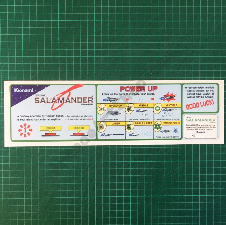 Salamander Side Art Pair – Arcade Art Shop
