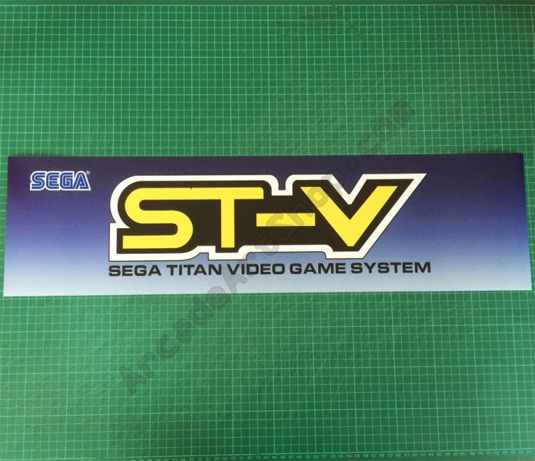 Sega ST-V Titan video game system marquee STV – Arcade Art Shop