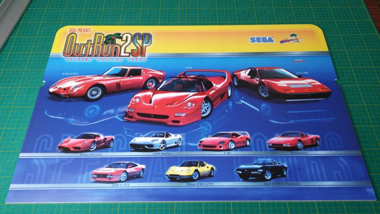 OutRun 2 SP Special Tours Japan Export Topper/Pop marquee board ...