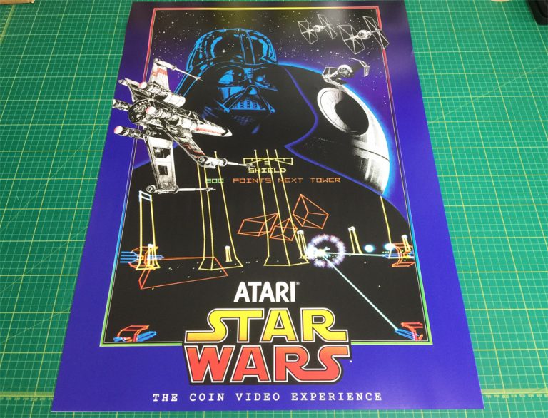 Star Wars Atari large arcade poster 50x70cm – Arcade Art Shop