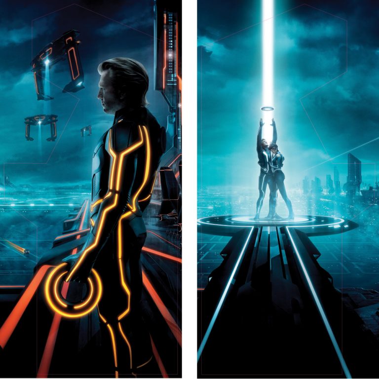 TRON Legacy full print side art – Arcade Art Shop