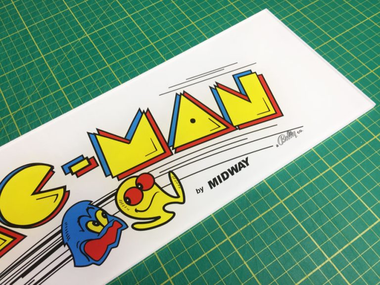 Pac-Man Mini/Cabaret Perspex Marquee pacman – Arcade Art Shop