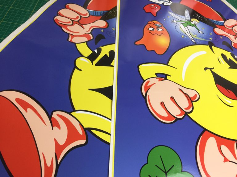 Pac-Land side art pair Pacland – Arcade Art Shop