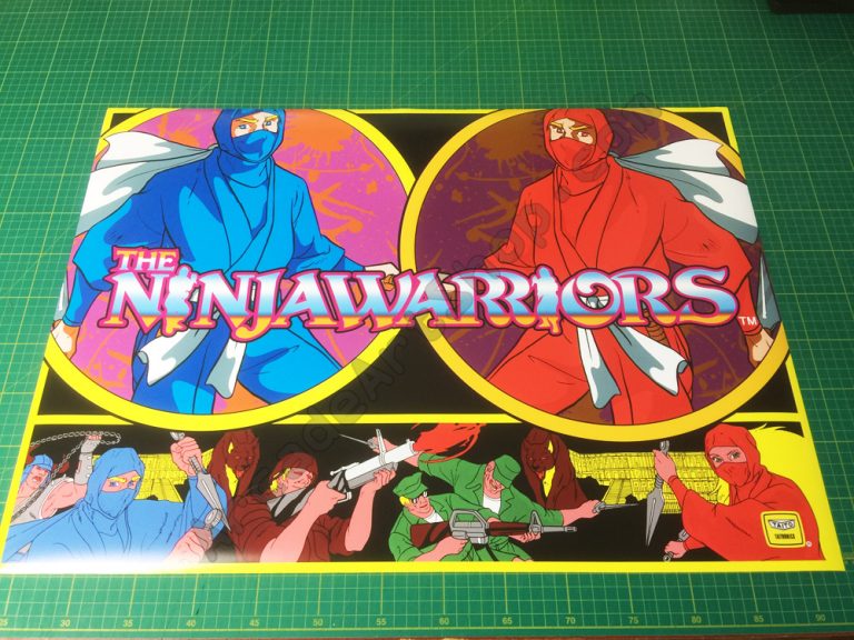 Ninja Warriors Taito large arcade poster 70 x 50cm – Arcade Art Shop