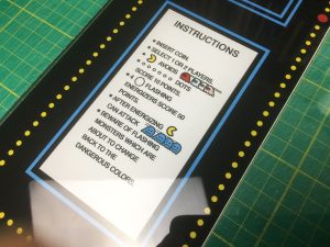 Pac-Man upright Perspex Bezel pacman – Arcade Art Shop