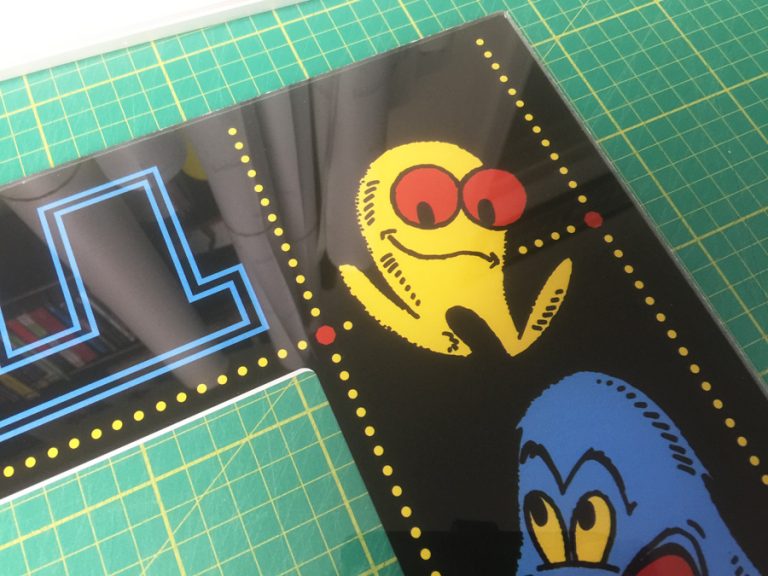 Pac-Man upright Perspex Bezel pacman – Arcade Art Shop