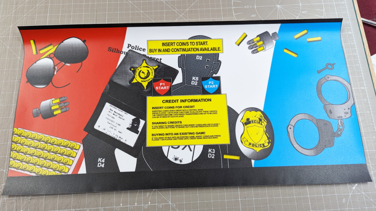 Lethal Enforcers control panel overlay CPO (UK Electrocoin Version ...