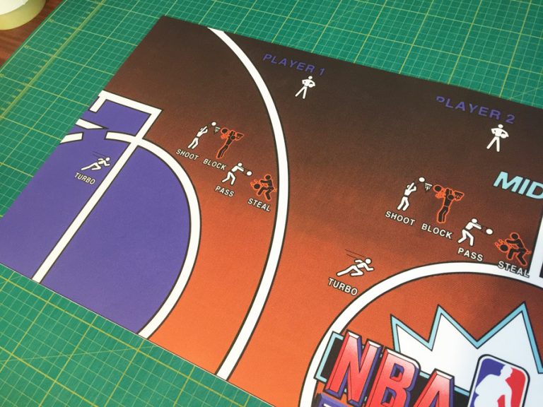 NBA Jam Tournament Edition control panel overlay cpo – Arcade Art Shop