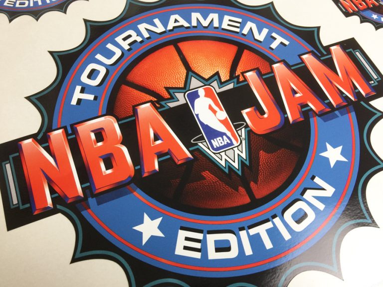 NBA Jam Tournament Edition sticker set – Arcade Art Shop
