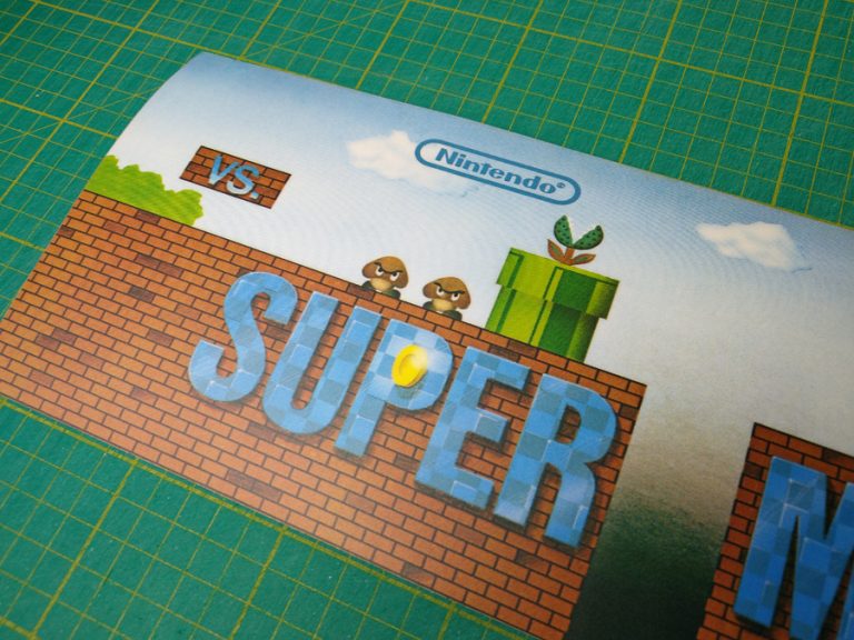 Super Mario Bros. Nintendo NOS original marquee *SOLD OUT* – Arcade Art ...