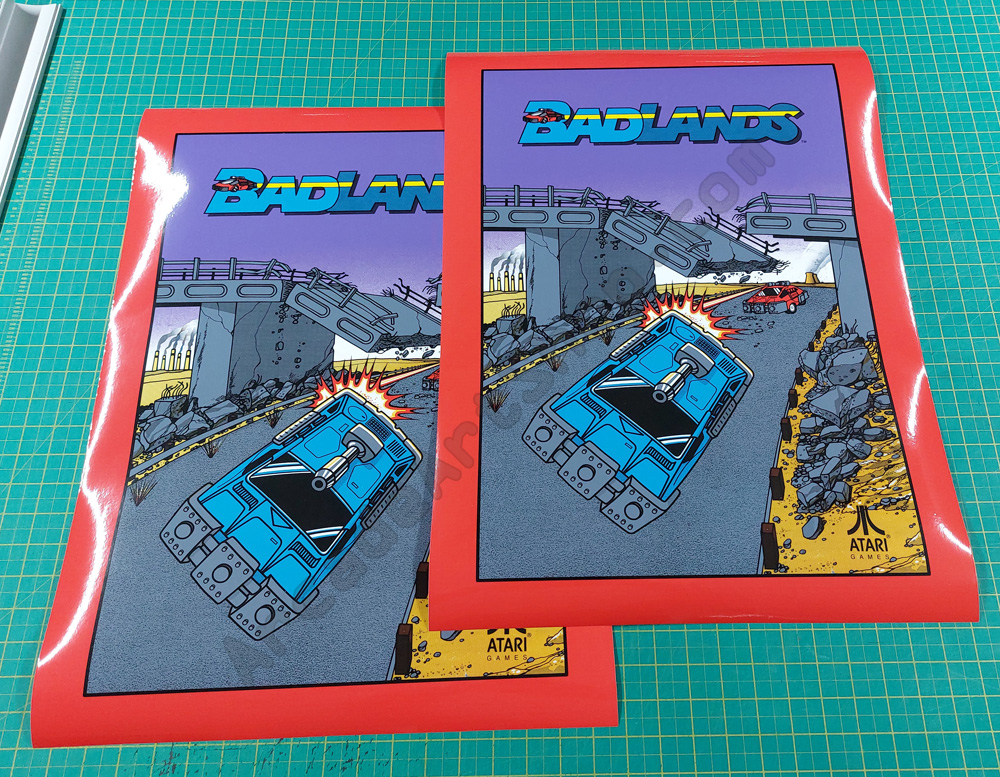 Badlands Atari side art pair – Arcade Art Shop