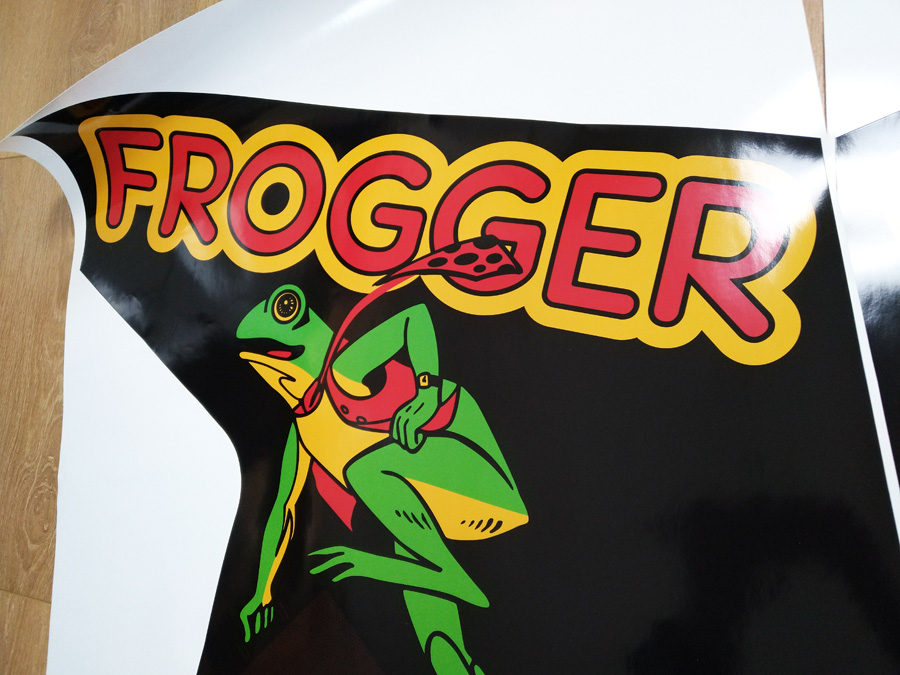 Frogger side art pair – Arcade Art Shop