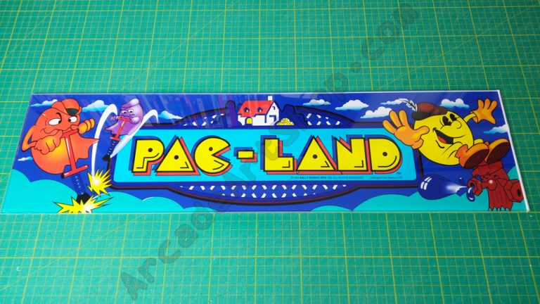 Pac-Land marquee pacland – Arcade Art Shop