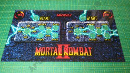 Mortal Kombat II MK2 perspex/plexi control panel – Arcade Art Shop