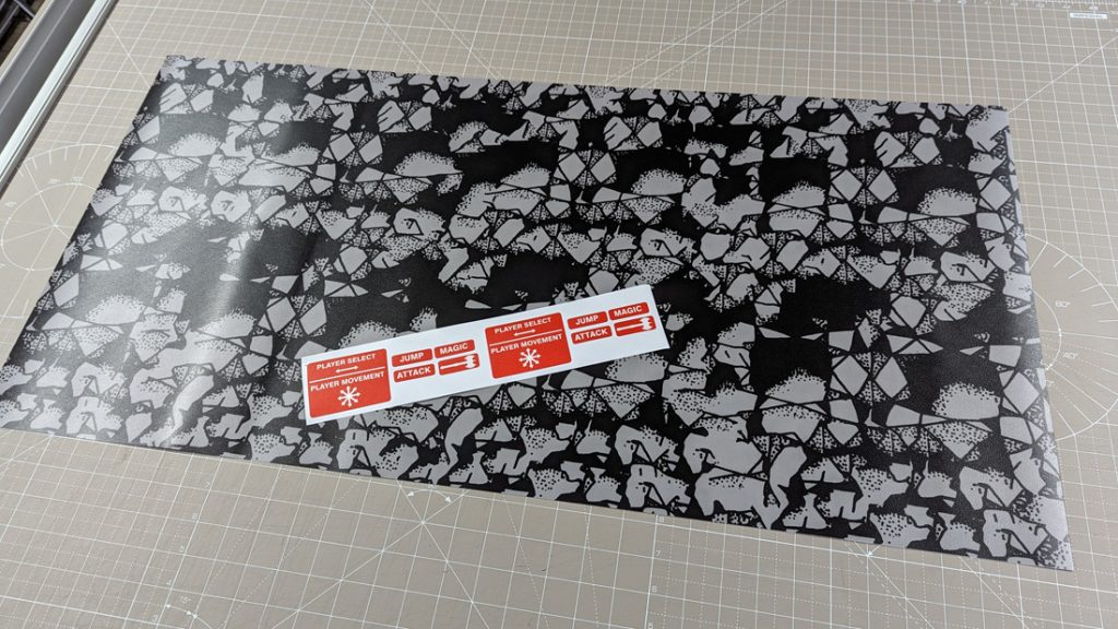 Golden Axe control panel overlay cpo – Arcade Art Shop