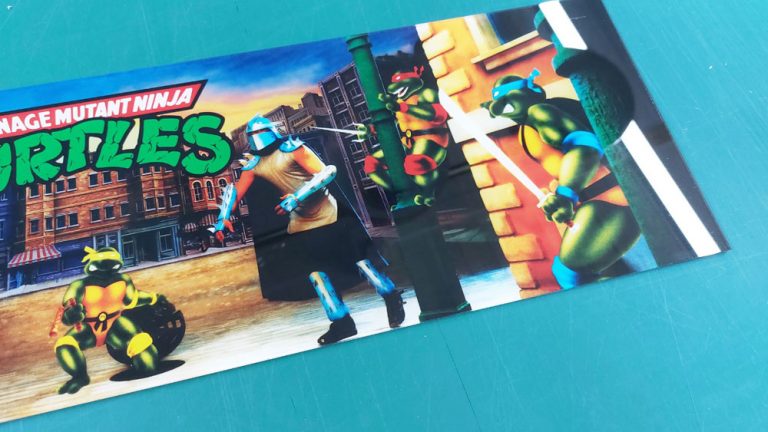 Teenage Mutant Ninja Turtles TMNT marquee (USA 4 player cab) – Arcade ...