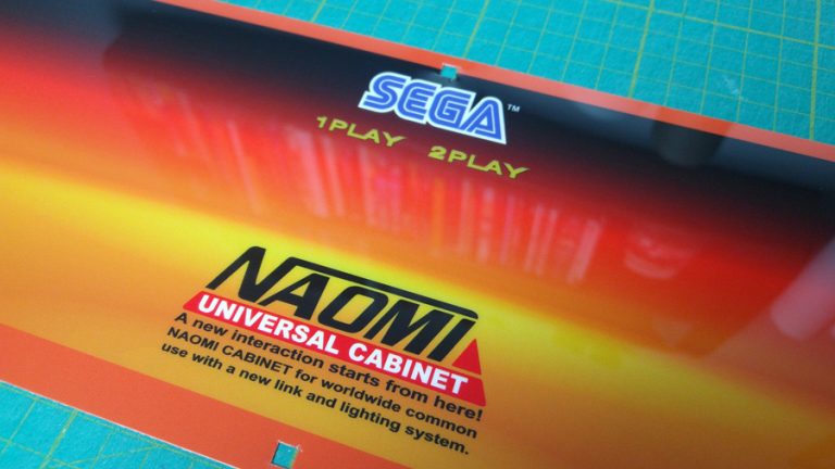 Sega Astro City lexan/polycarbonate 2-Player control panel overlay CPO ...