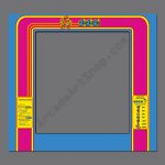 Ms. Pac-Man upright Perspex Bezel miss pacman – Arcade Art Shop