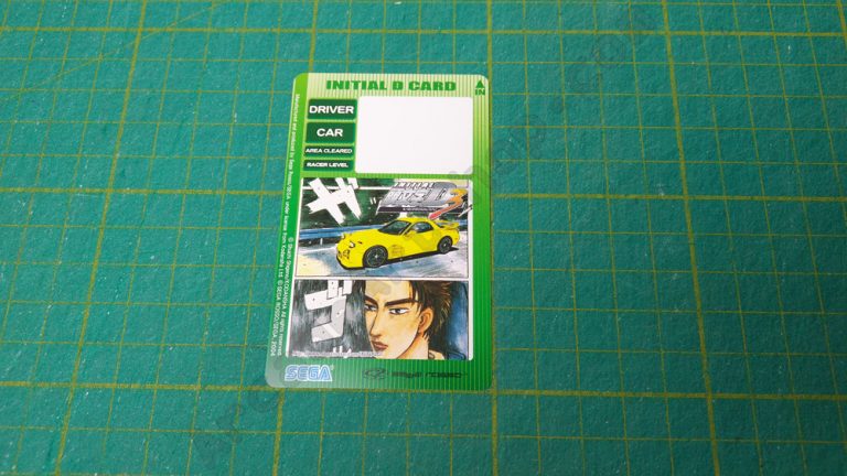 Initial-D 3 save card *NOS NEW* iD3 – Arcade Art Shop