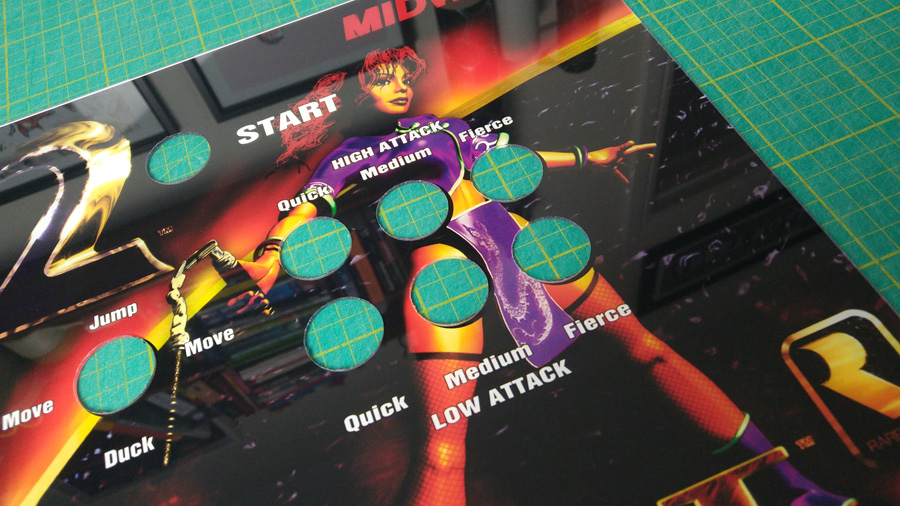Killer Instinct 2 KI2 perspex/plexi control panel overlay – Arcade Art Shop