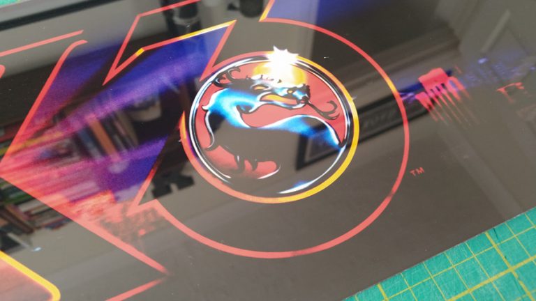 Mortal Kombat 3 MK3 perspex plexi marquee – Arcade Art Shop